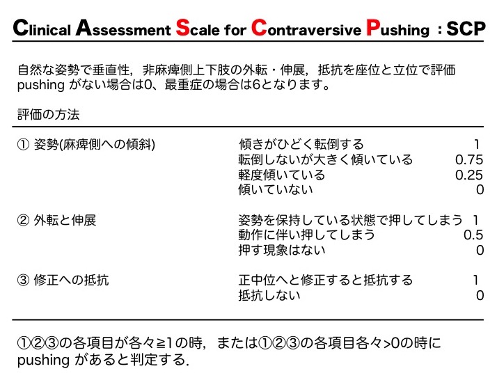 「プッシャー症候群」とは？責任病巣や評価法、リハビリテーションとは？